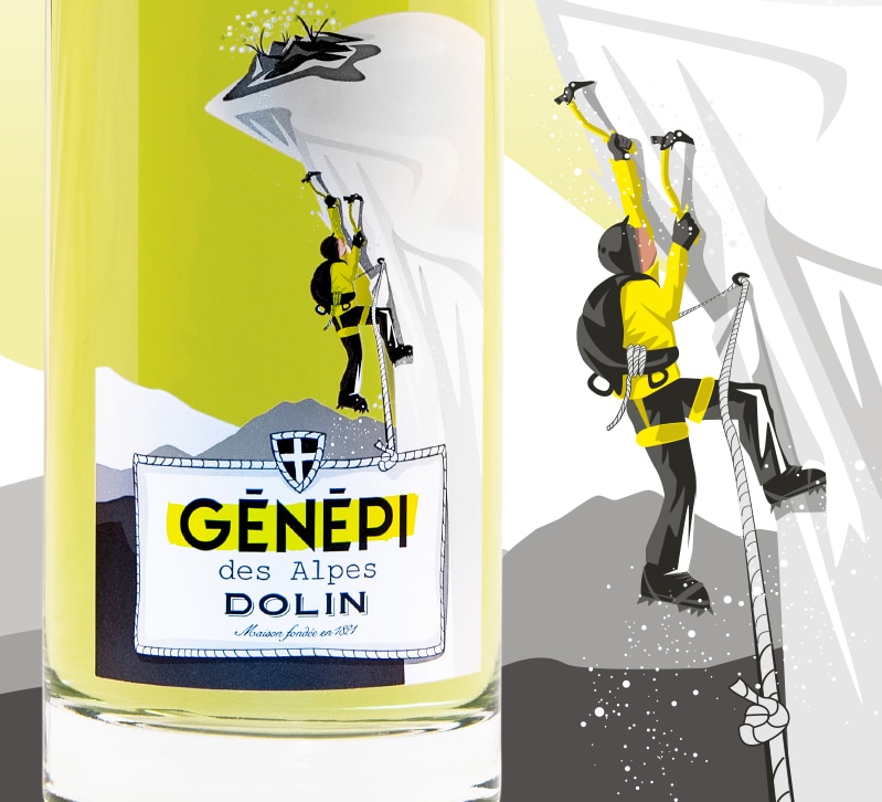 Découverz le génépi des Alpes : liqueur génépi des alpes - Dolin