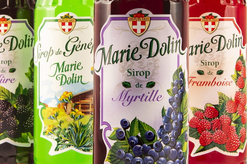 Sirops Marie Dolin : Sirop de cerise de Chambéry - Dolin