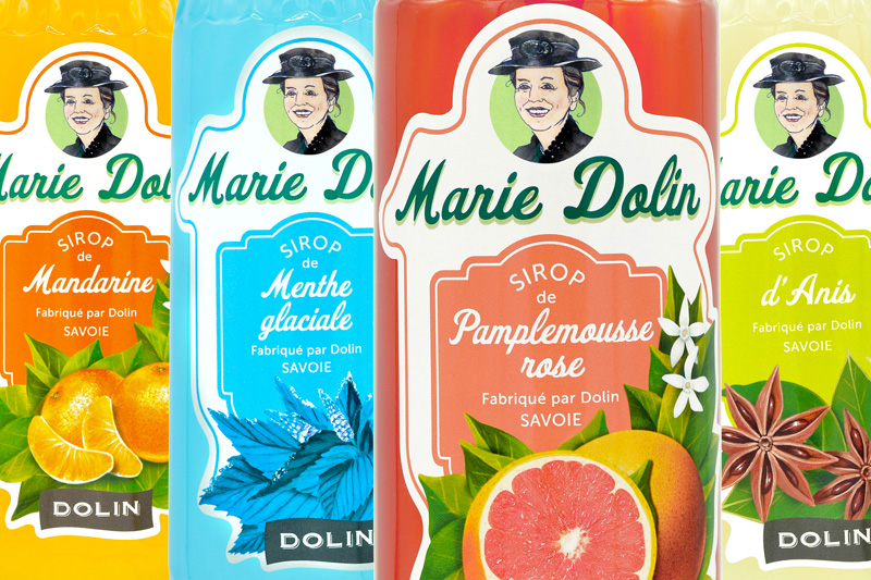 Sirop de fruits rouges, sirop de Marie Dolin - Sirops estivaux - Dolin